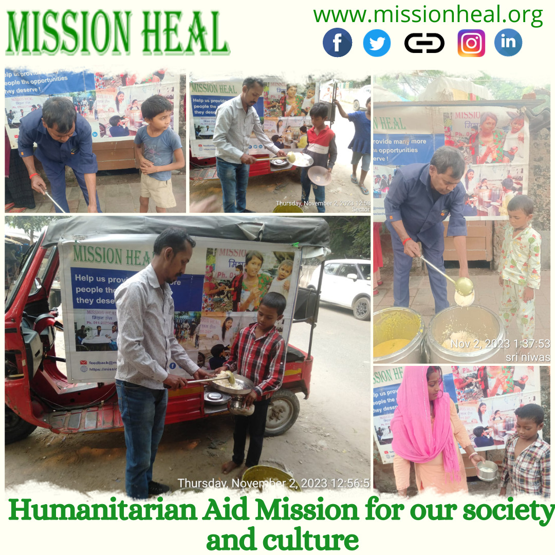 Humanitarian Aid Mission for our society and culture | Mission heal